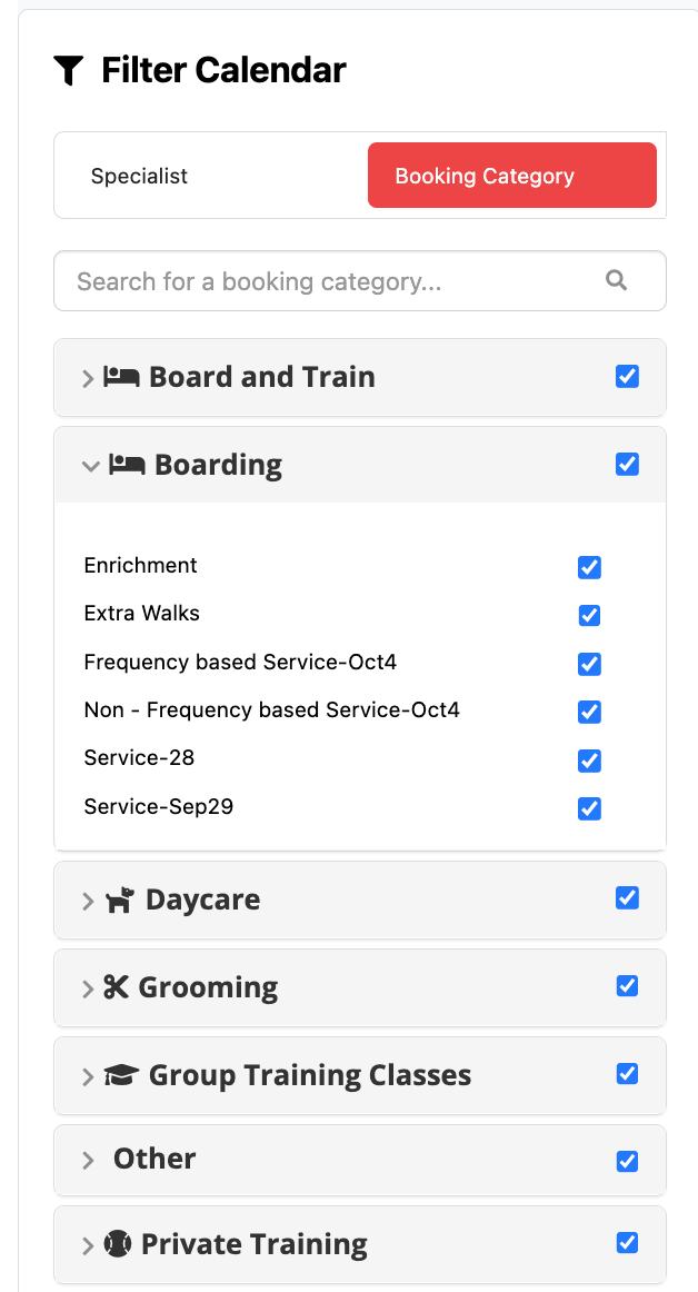 Filter Calendar 2.0 (How-To) – Gingr