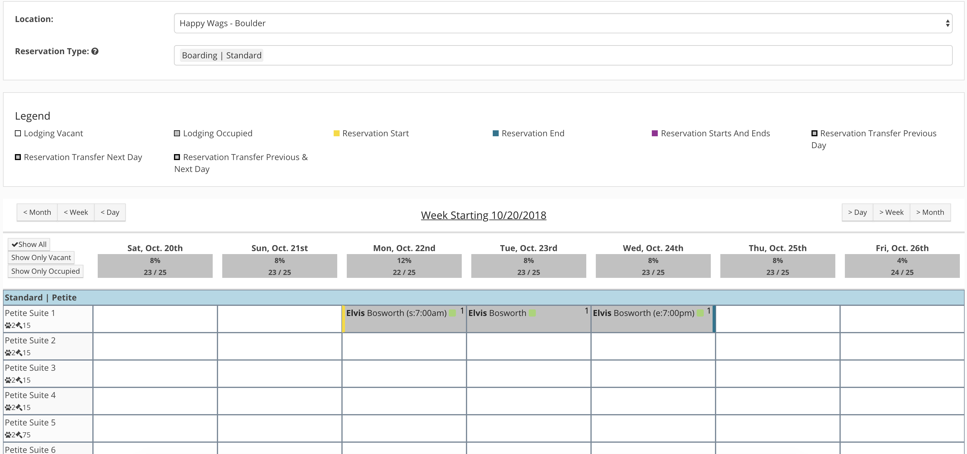 Lodging Calendar (Topic Outline) – Gingr