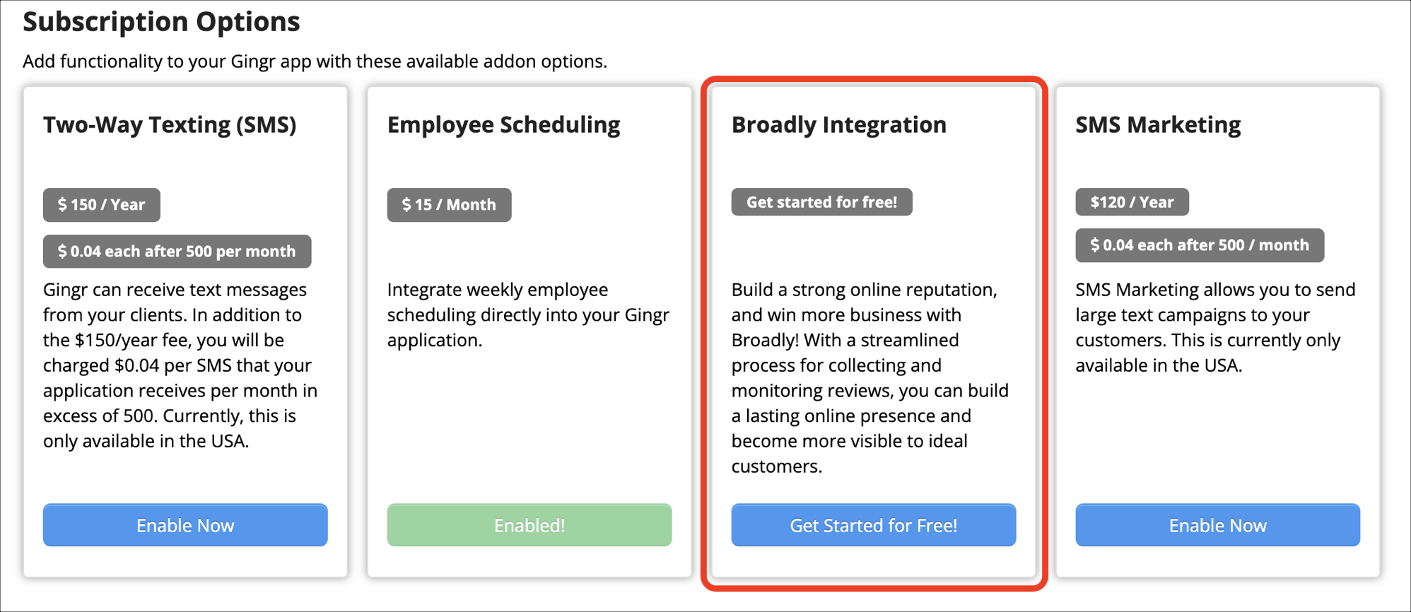 Set Up Broadly (How-To) – Gingr