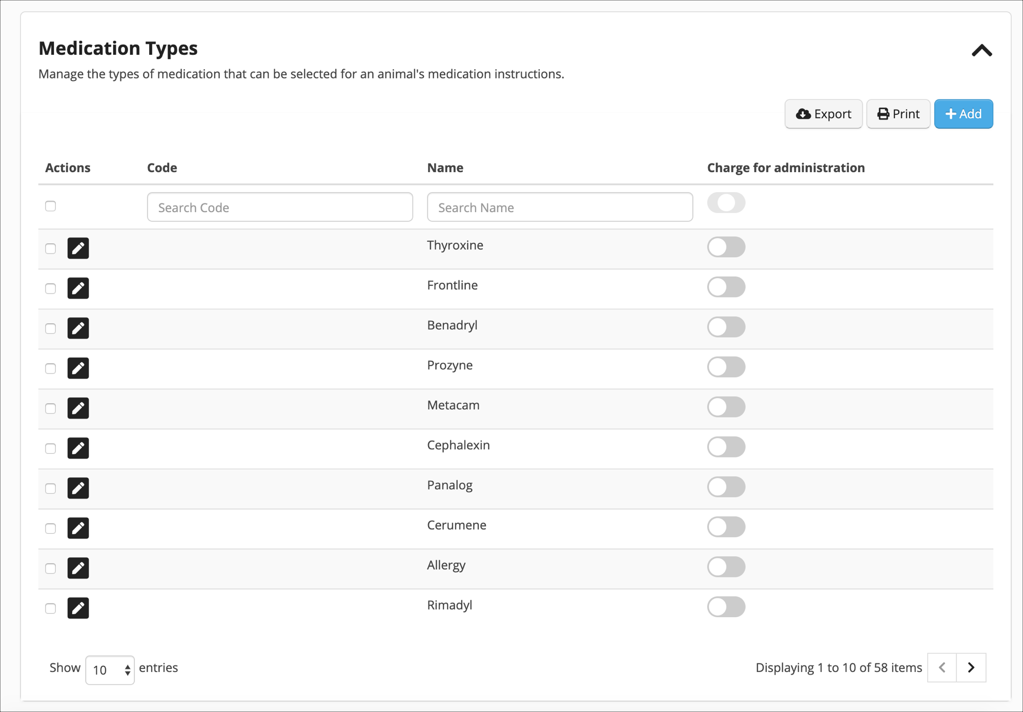 Set Up Medication Types (How-To) – Gingr