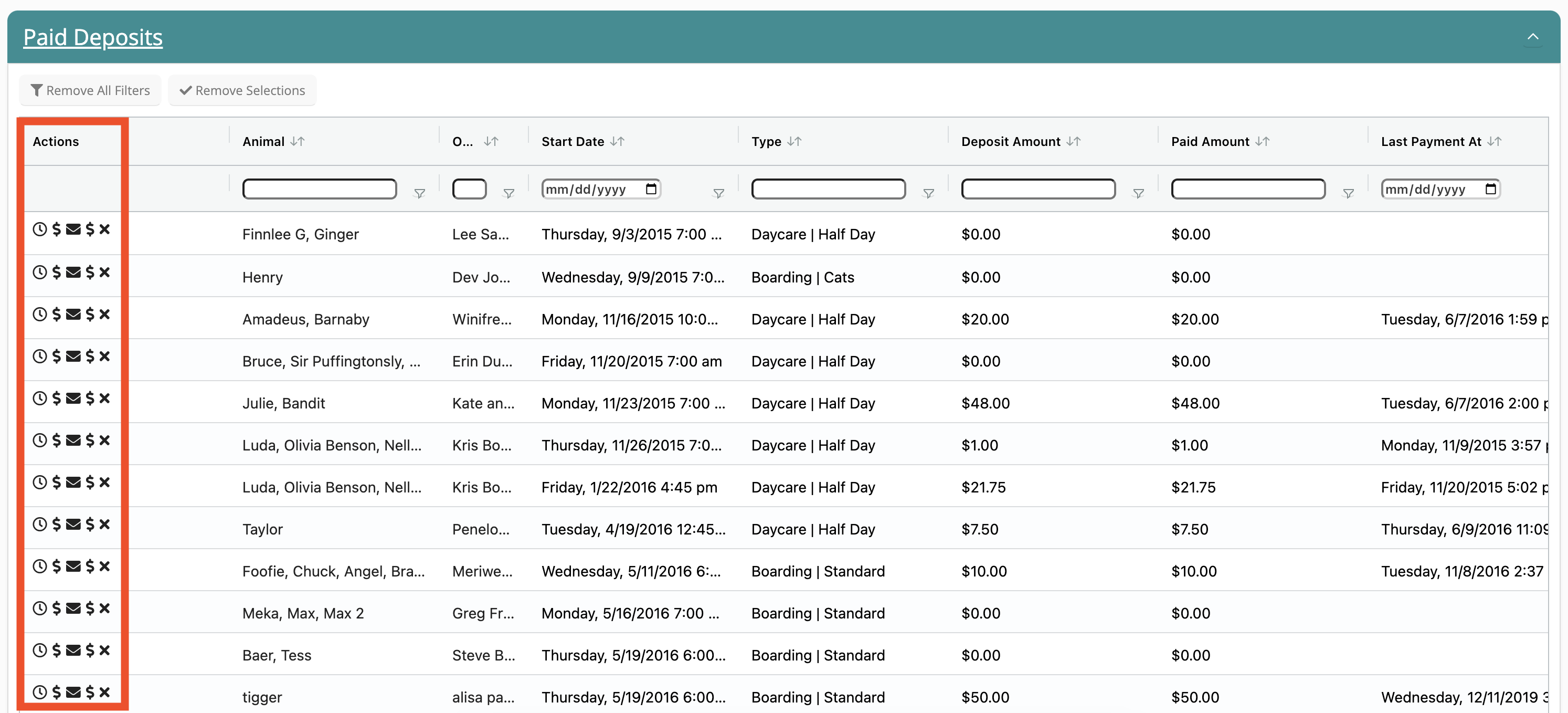 Deposit Management Overview (Reference) – Gingr