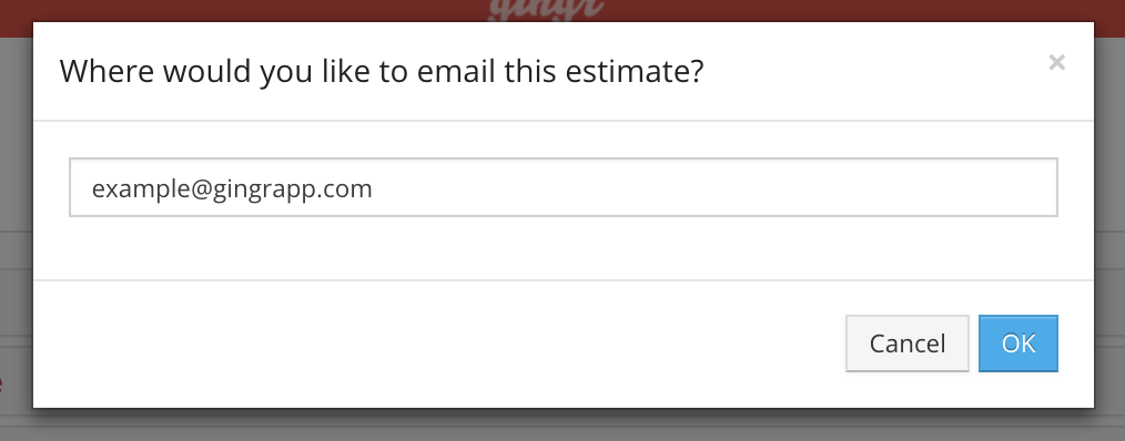 Generate & Email an Estimate (How-To) – Gingr