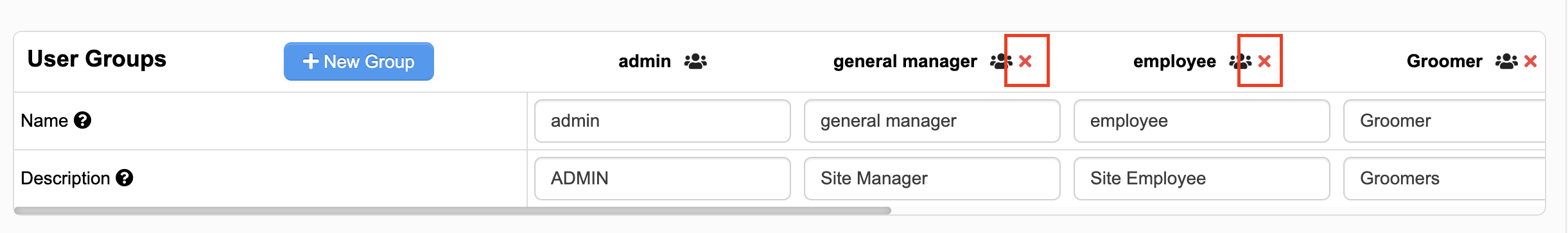 Delete a User Group (How-To) – Gingr