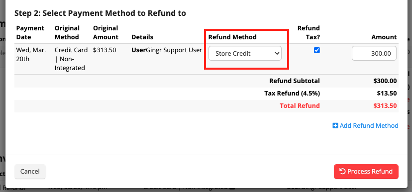 Refund an Invoice to Store Credit (How-To) – Gingr