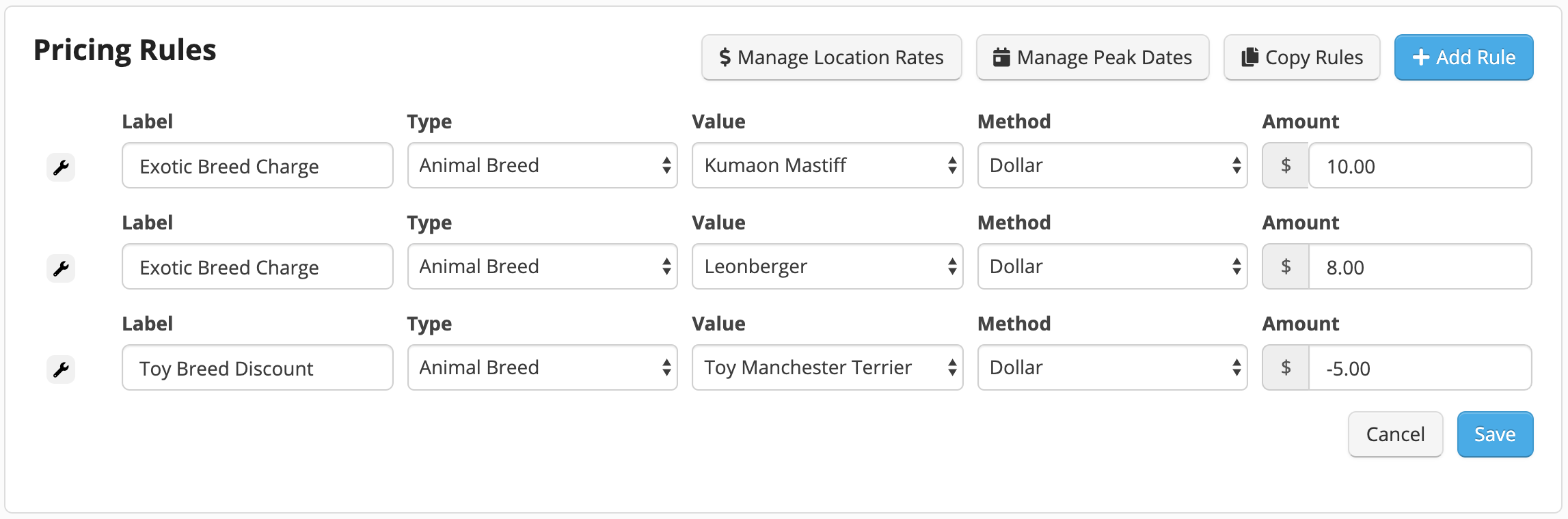 Create Pricing Rules by Animal Breed (How-To) – Gingr