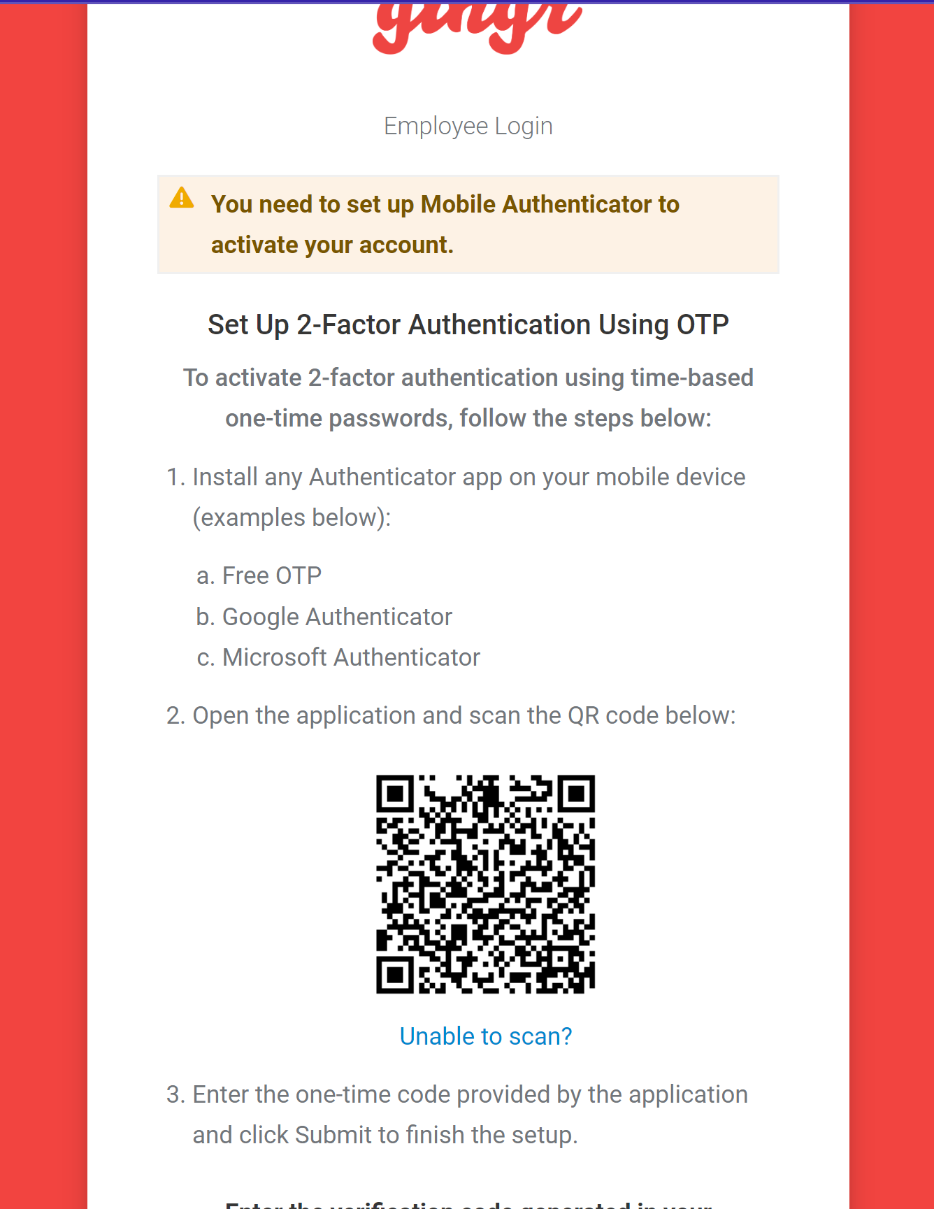 Log In with Multi-Factor Authentication (How-To) – Gingr