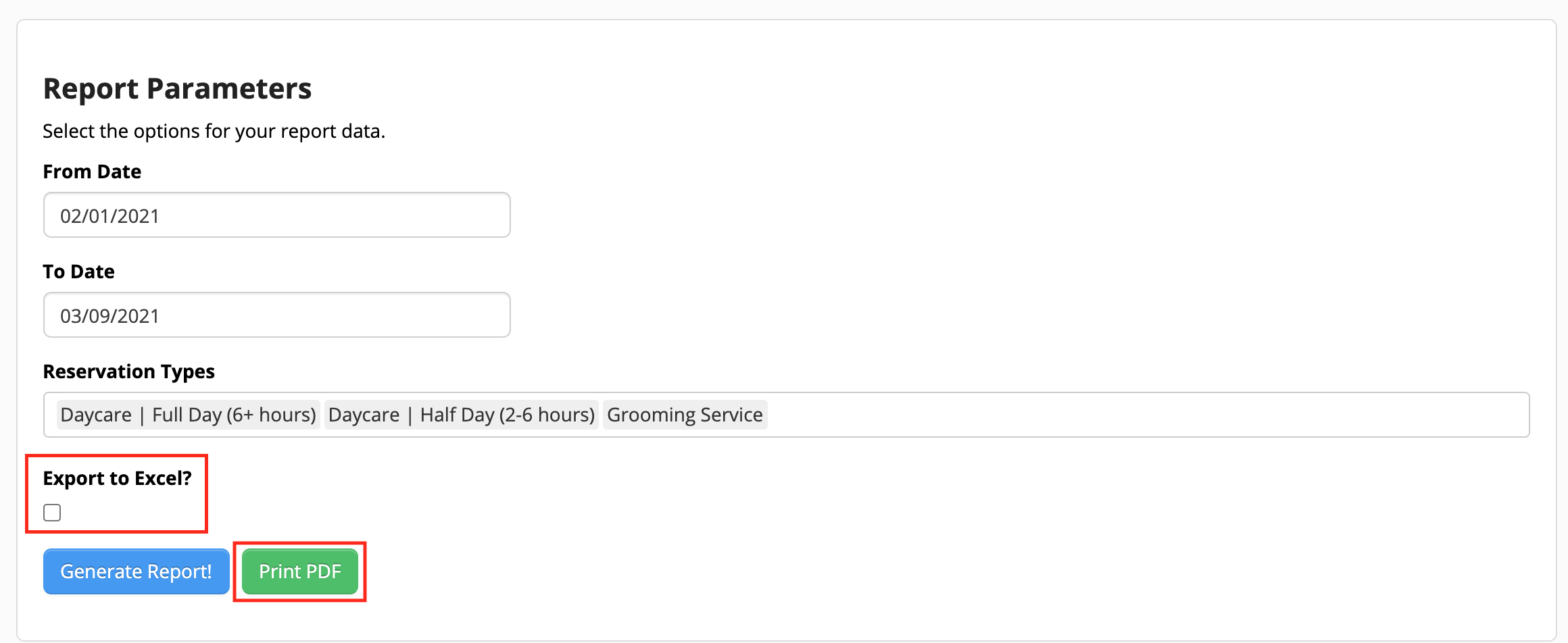 No Shows Report (Reference) – Gingr