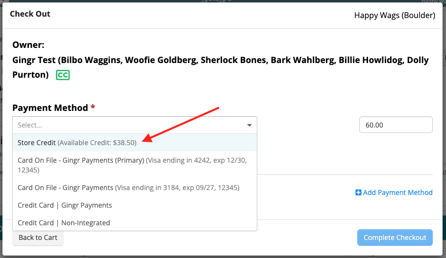 Apply Store Credit to an Open Invoice (How-To) – Gingr