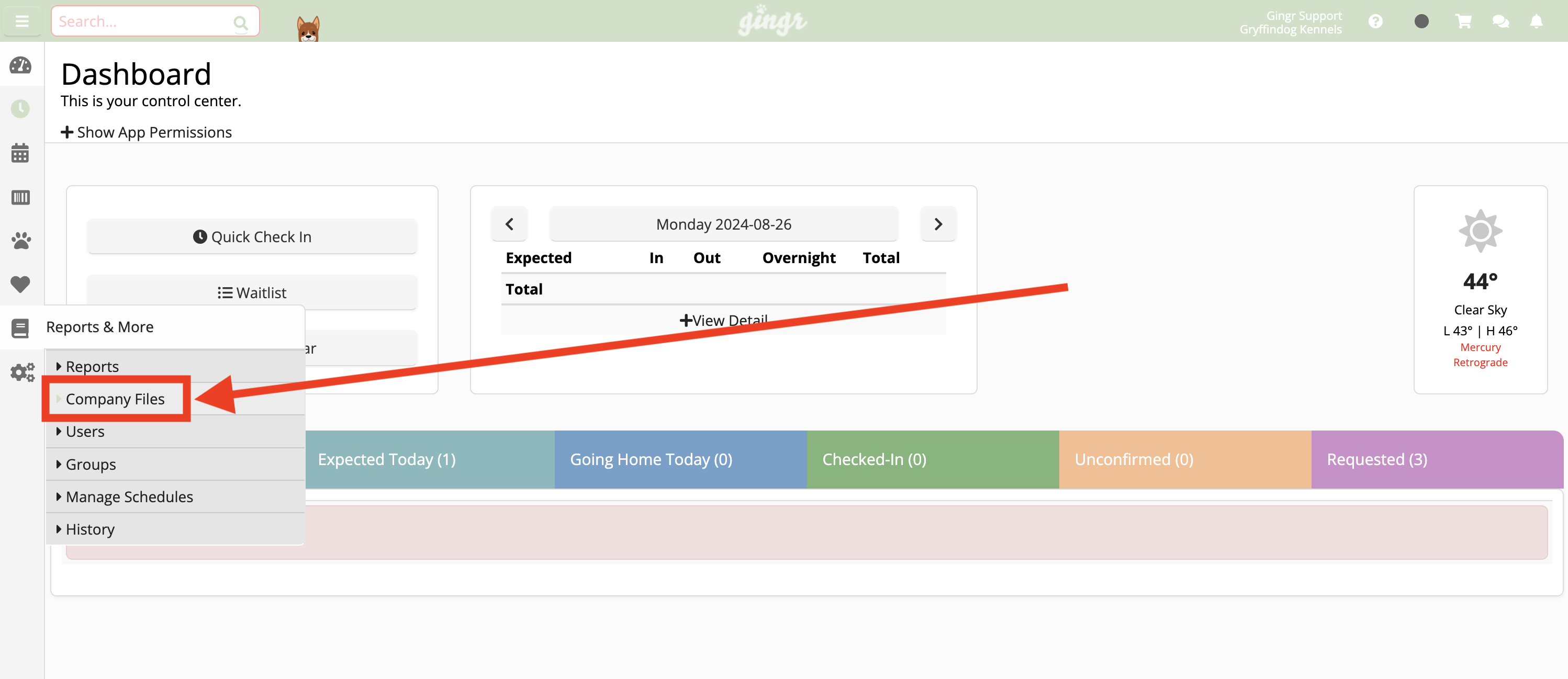 Use Company Files (How-To) – Gingr