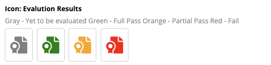 Understanding the Evaluation Results Icon (Reference) – Gingr